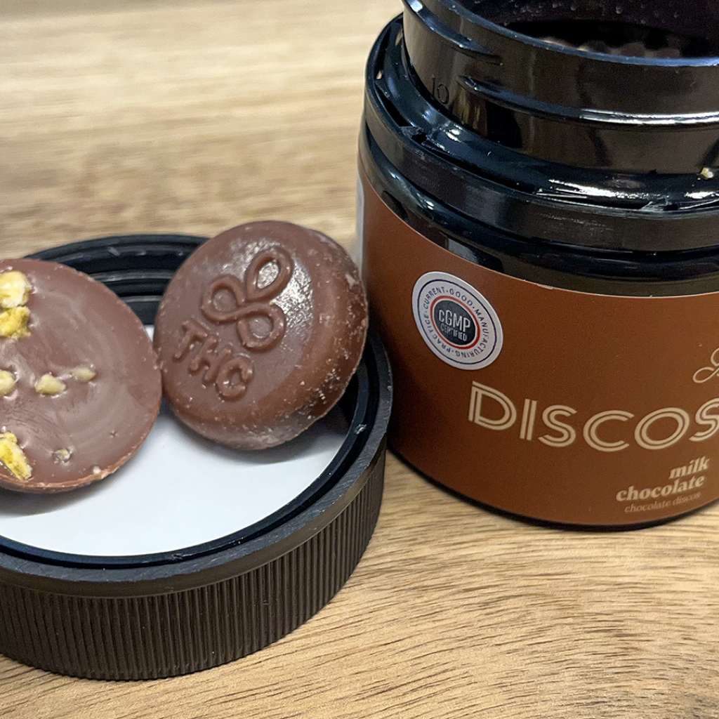 Evermore 35mg Milk Chocolate Mango Topping Discos Review - Chesacanna ...